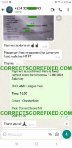 CORRECT SCORE FIXED MATCHES 100% SURE - Fixed Match, Correct Score ...