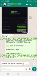 CORRECT SCORE FIXED MATCHES 100% SURE - Fixed Match, Correct Score ...